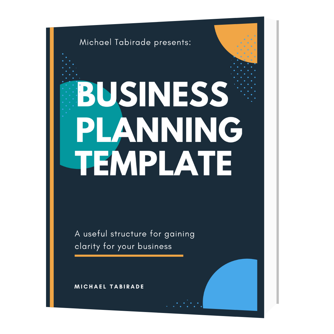 Business Plan Template Landing Page - Michael Tabirade